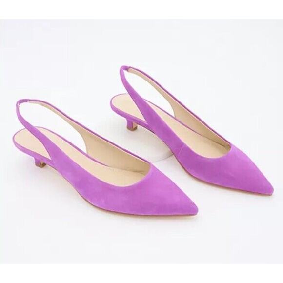 Marc Fisher | Shoes | New Marc Fisher Ltd Posey Suede Leather Slingback ...